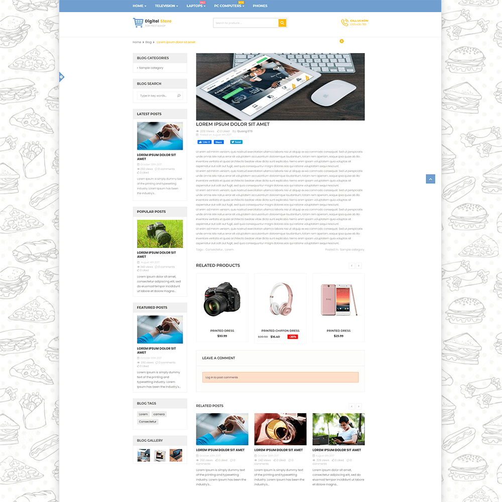 Digital Store - Thème PrestaShop pour les magasins d'électronique, de ...